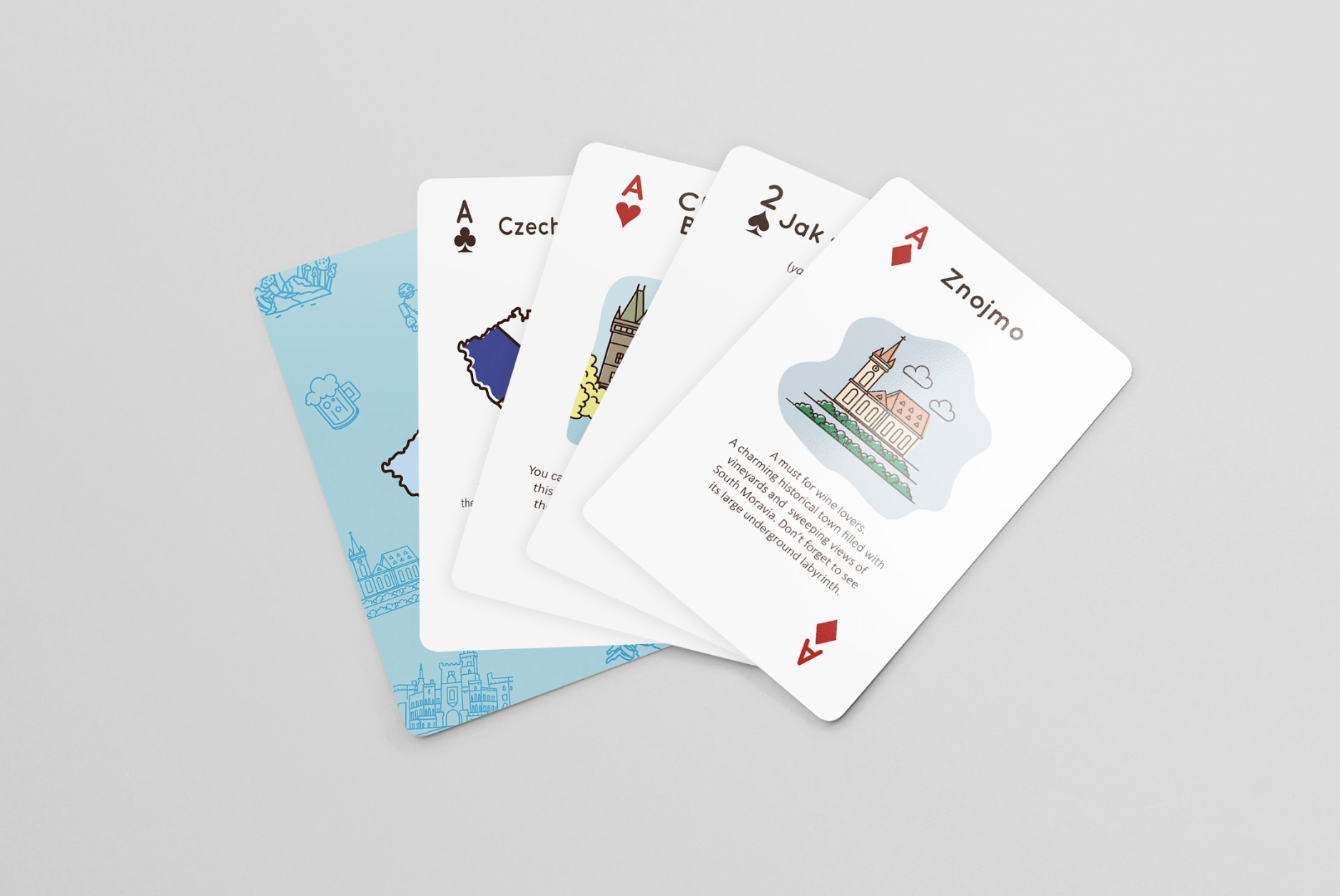 Czech Deck | Playing Cards with Czech Phrases